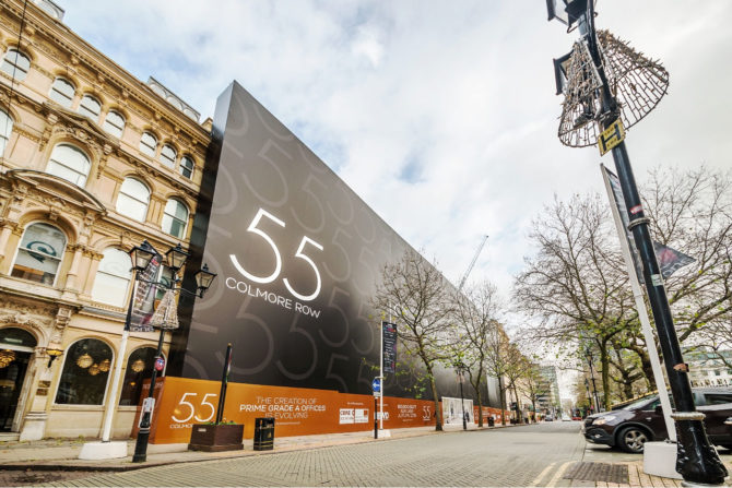Dibond Assists In UK’s Largest Building Banner To Entice Community ...
