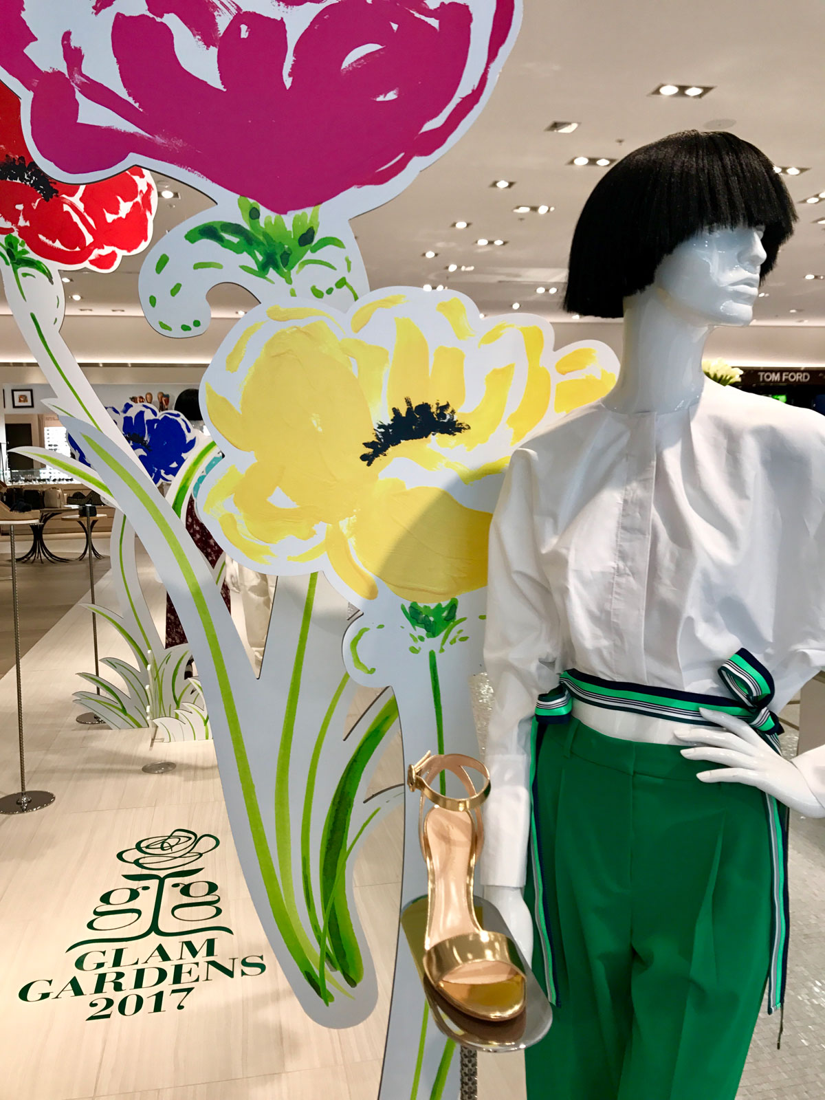 Saks’ “Glam Gardens” Beauty Event Reaches New Heights With Giant ...